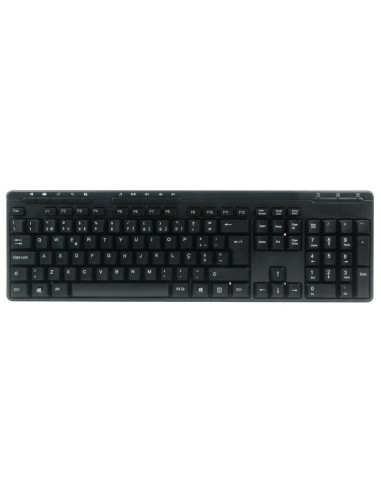 Teclado Wireless INSYS MT6-R600 Preto PT - USB Nano, Sem Fios, Português